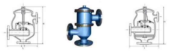 带双接管（防爆阻火）呼吸阀HXF-IIZ型